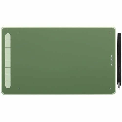 Графический планшет XPPen Deco L (IT1060_G) зеленый - проводной, ввод - перьевой, рабочая область - 254 мм х 152.4 мм, 5080 lpi, перо - пассивное, чувствительность - 8192 уровня, USB Type-A