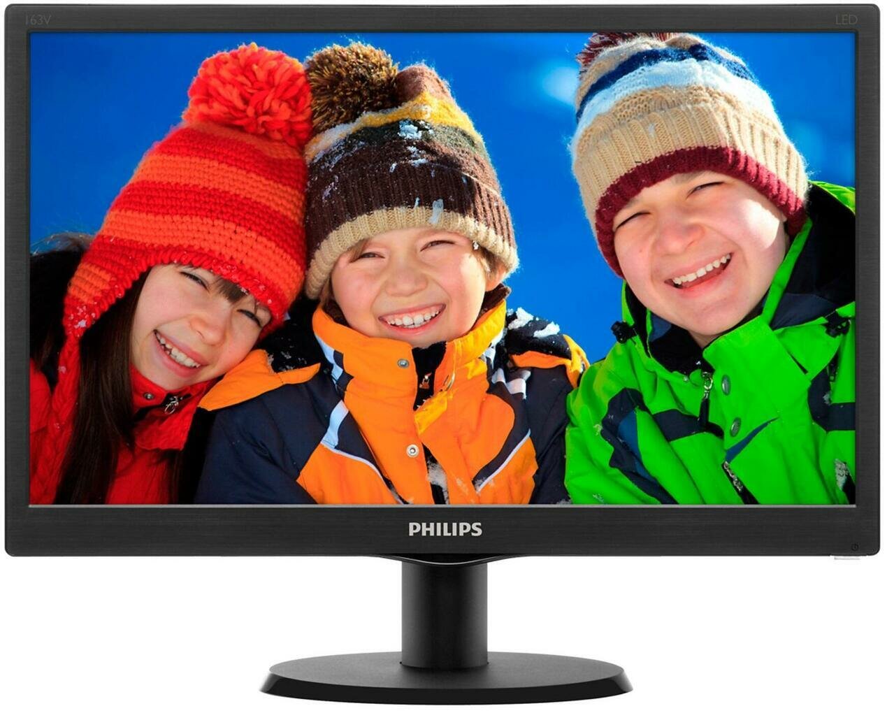 18.5" Монитор PHILIPS 193V5LSB2 (10/62) (193v5lsb2/10) черный