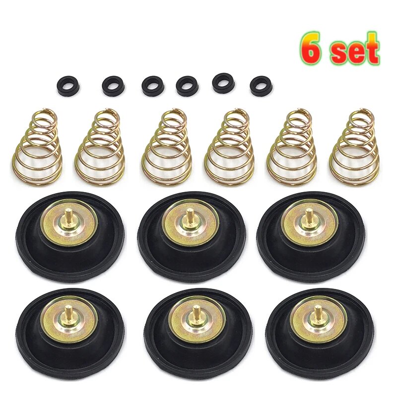 Мембрана клапана отсечки воздуха карбюратора для Honda FT500 XL/XR250/350/500/600 CB1000C 6 sets