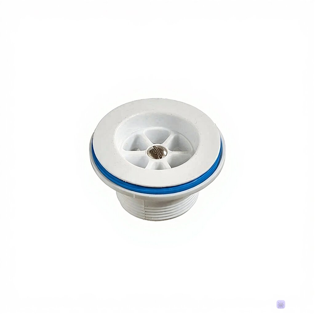 Выпуск ORIO A-7004-2, белый, пластиковый, с решеткой, диаметр 70мм