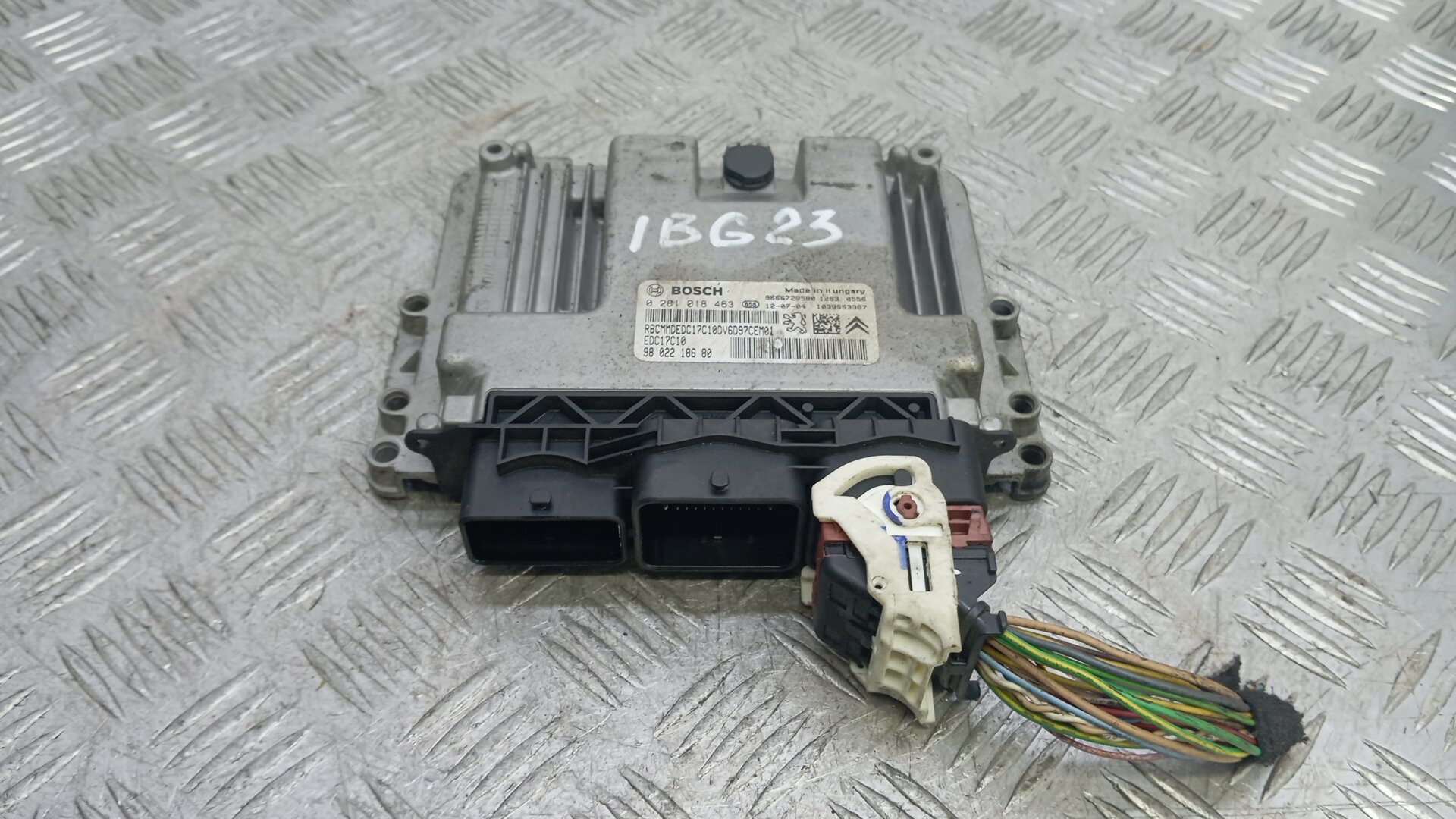 Блок управления двс CITROEN C4 2, Номер 0281018463, 9802218680, 9666729580