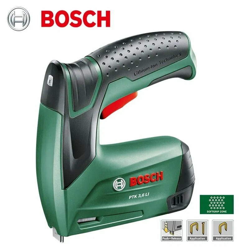 Cтроительный степлер Bosch PTK 14 EDT, 30уд/мин, скобы тип 53