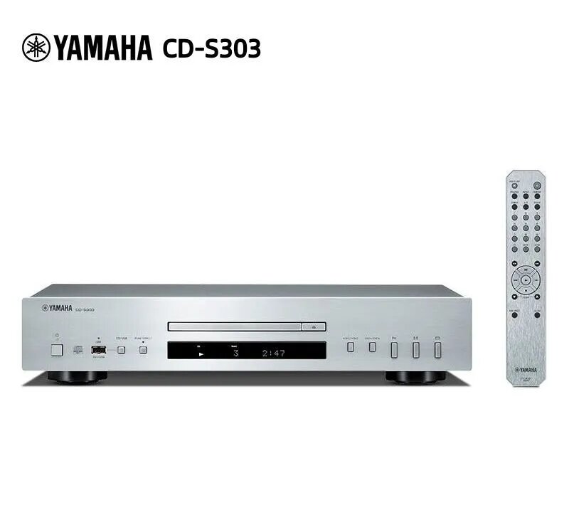 Проигрыватель Yamaha CD303 с качеством звука HiFi USB-черный