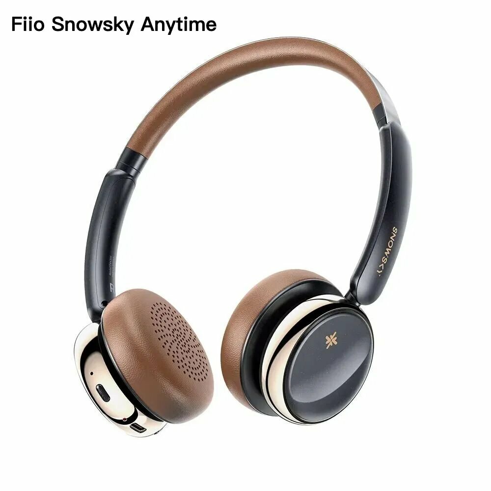 Гарнитура FiiO&Snowsky Anytime Bluetooth 5.4 с активным шумоподавлением ANC поддерживает игровой режим, чёрный