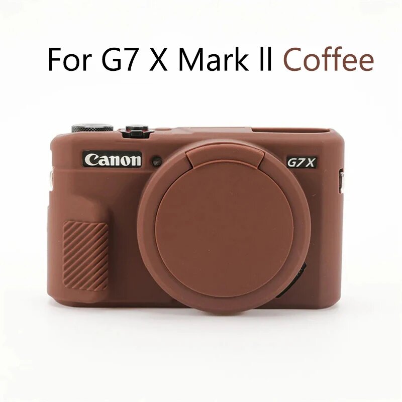 Силиконовый чехол Canon G7X Mark II Coffee