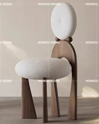 Скандинавский интернет-знаменитости, французский стул, обеденный стул, дизайнерский ретро, простой стул с серьгами для спальни, спинка стула, туалетные стулья White