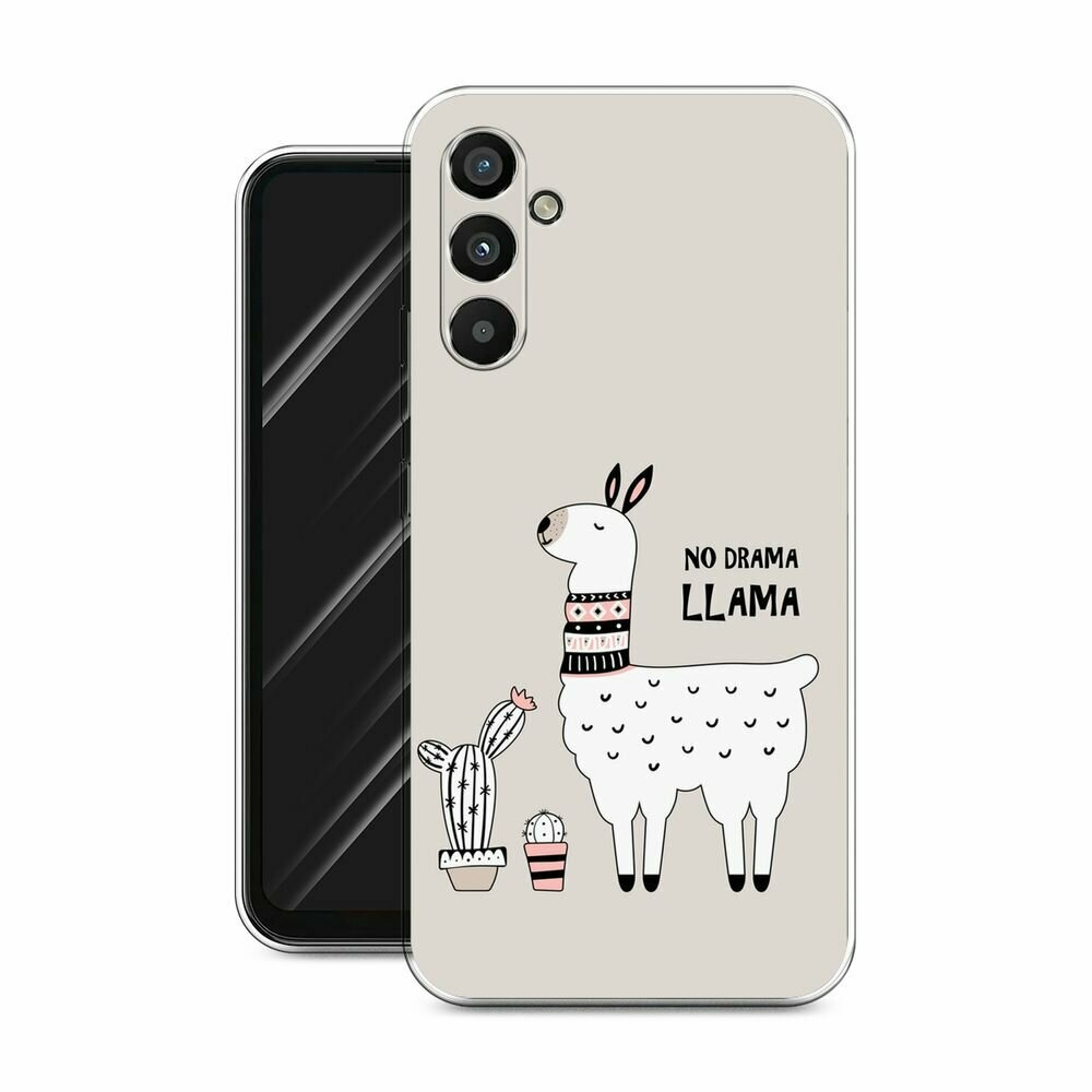 Чехол на Samsung Galaxy A34 / Самсунг A34 с принтом No drama LLama — фото 1