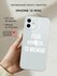 Чехол на Apple iPhone 12 mini / Айфон 12 Мини с принтом "Если хочется", прозрачн...