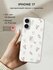 Чехол на Apple iPhone 17 / Айфон 17 с принтом "Розы и ленточки", прозрачный