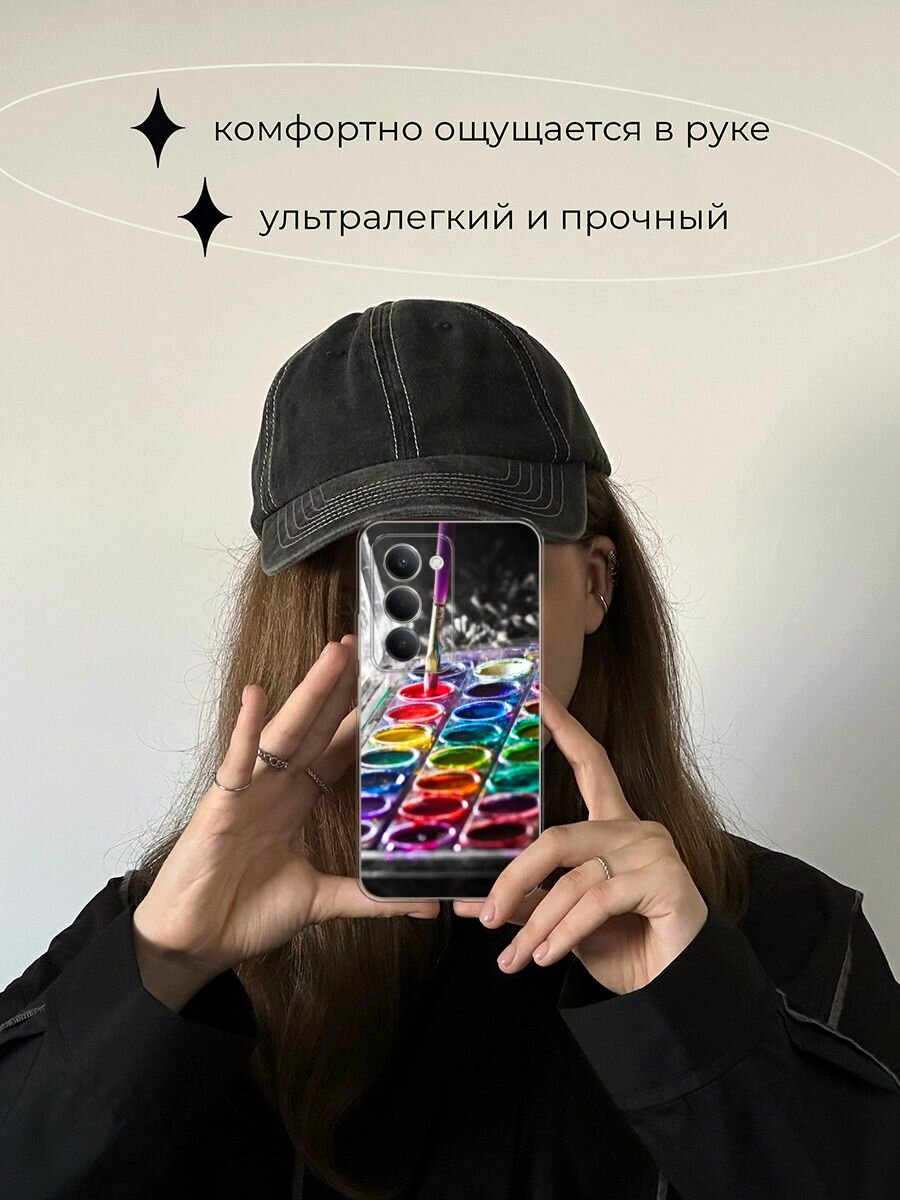 Чехол на Xiaomi Redmi 15 / Сяоми Редми 15 с принтом "Палитра красок" — фото 1