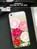 Чехол на Apple iPhone 5/5S/SE / Айфон 5/5S/SE с принтом "Большие пионы", прозрач...