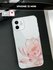 Чехол на Apple iPhone 12 mini / Айфон 12 Мини с принтом "Стеклянный лотос"