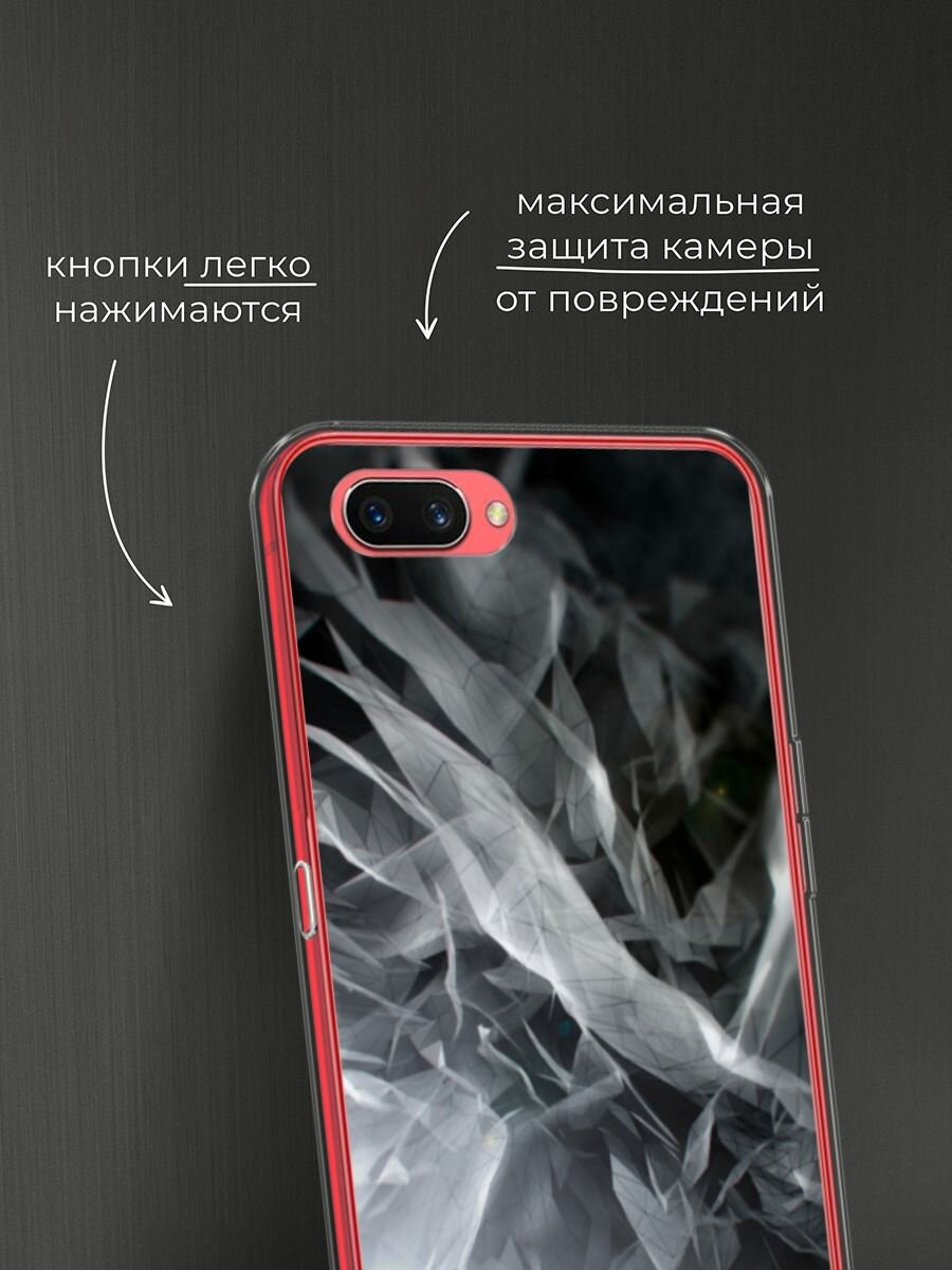 Силиконовый чехол на Oppo A3s / Oppo A3s с принтом "Абстракция 9" — фото 1