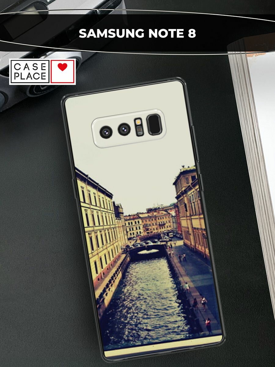 Чехол на Samsung Galaxy Note 8 / Самсунг Галакси Нот 8 с принтом "Санкт-Петербург"