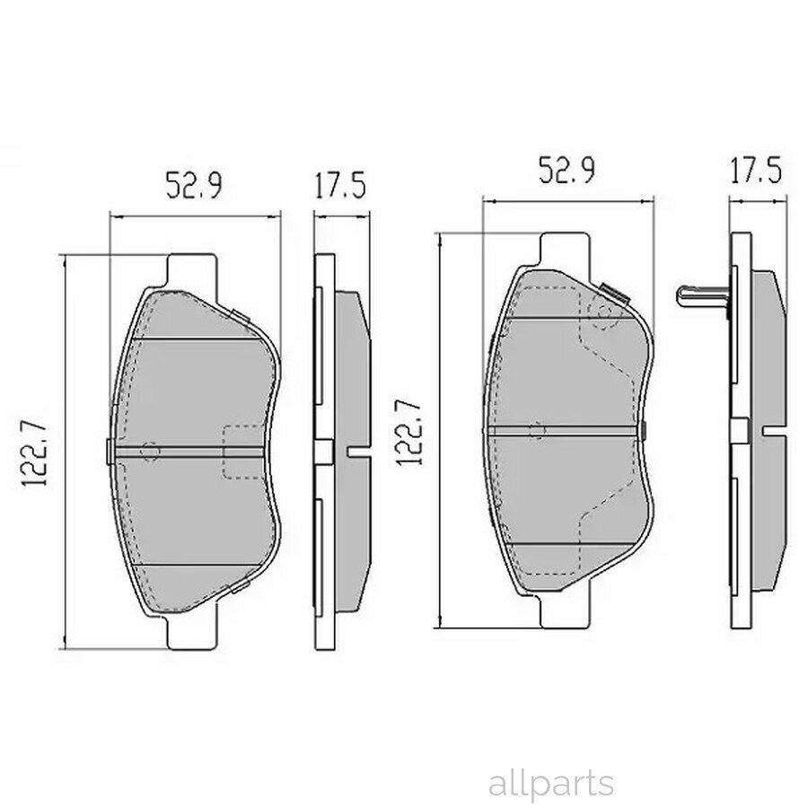 FREMAX FBP121801 колодки дисковые перед!\ Opel Corsa 1.0-1.4/1.3CDTi 06>