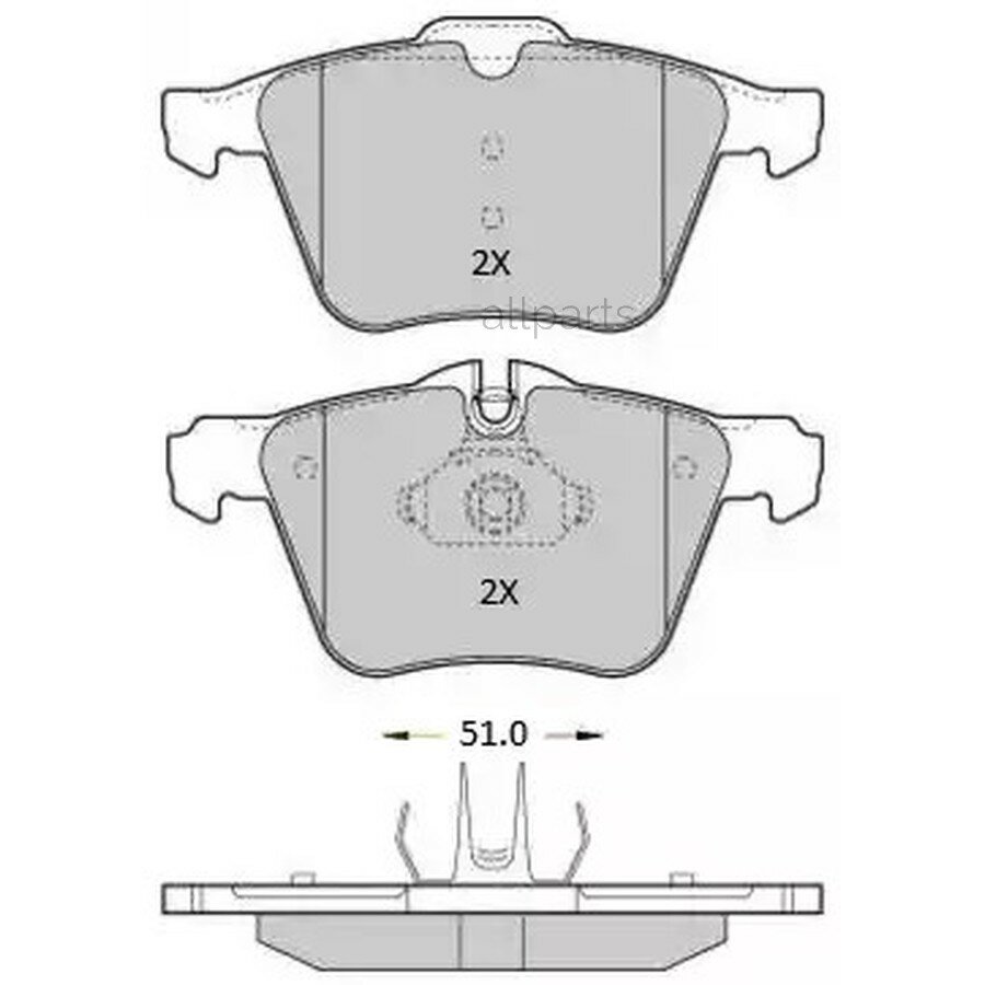 FREMAX FBP1811 колодки дисковые передние!\ Ford S-Max, Volvo S80/V70/XC70 2.0-4.4 06>