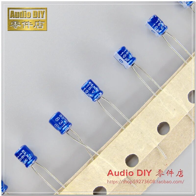 ELNA Blue Robe RC2 10 мкФ/16 В, 50шт