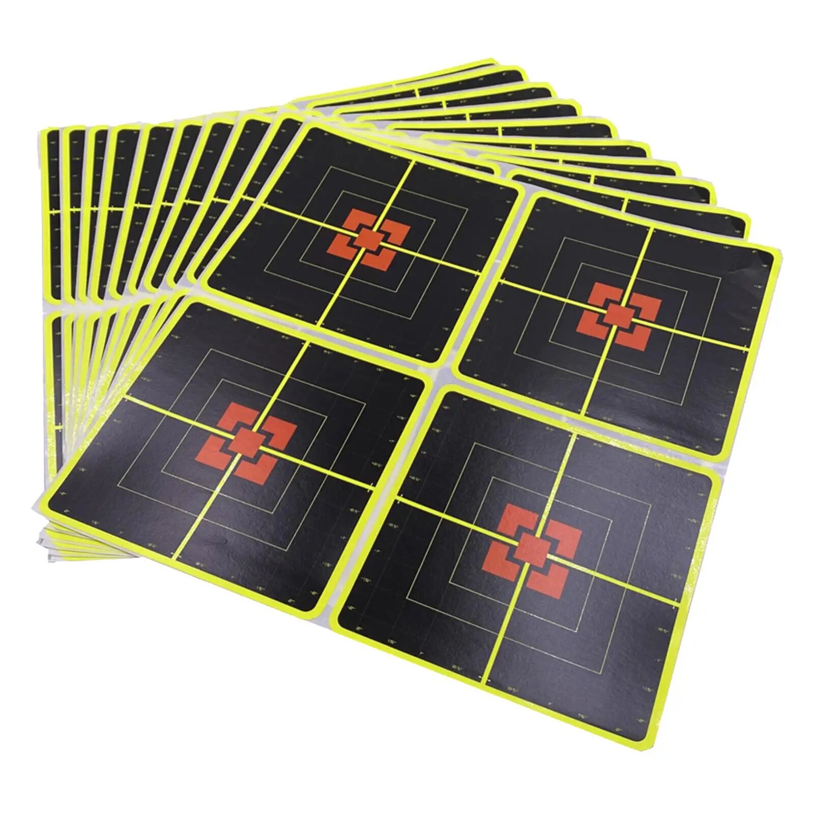 Набор из 10 бумажных мишеней для диапазона, 100 ярдов, мишень, ,