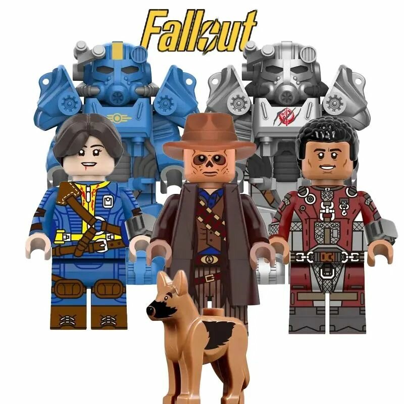 Набор минифигурок драмы Фоллаут / Fallout Lucy maximus Ghoul T60 5шт (4.5см)