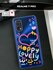Чехол на Realme 7 Pro / Реалми 7 Про с принтом "Happy lovely", прозрачный