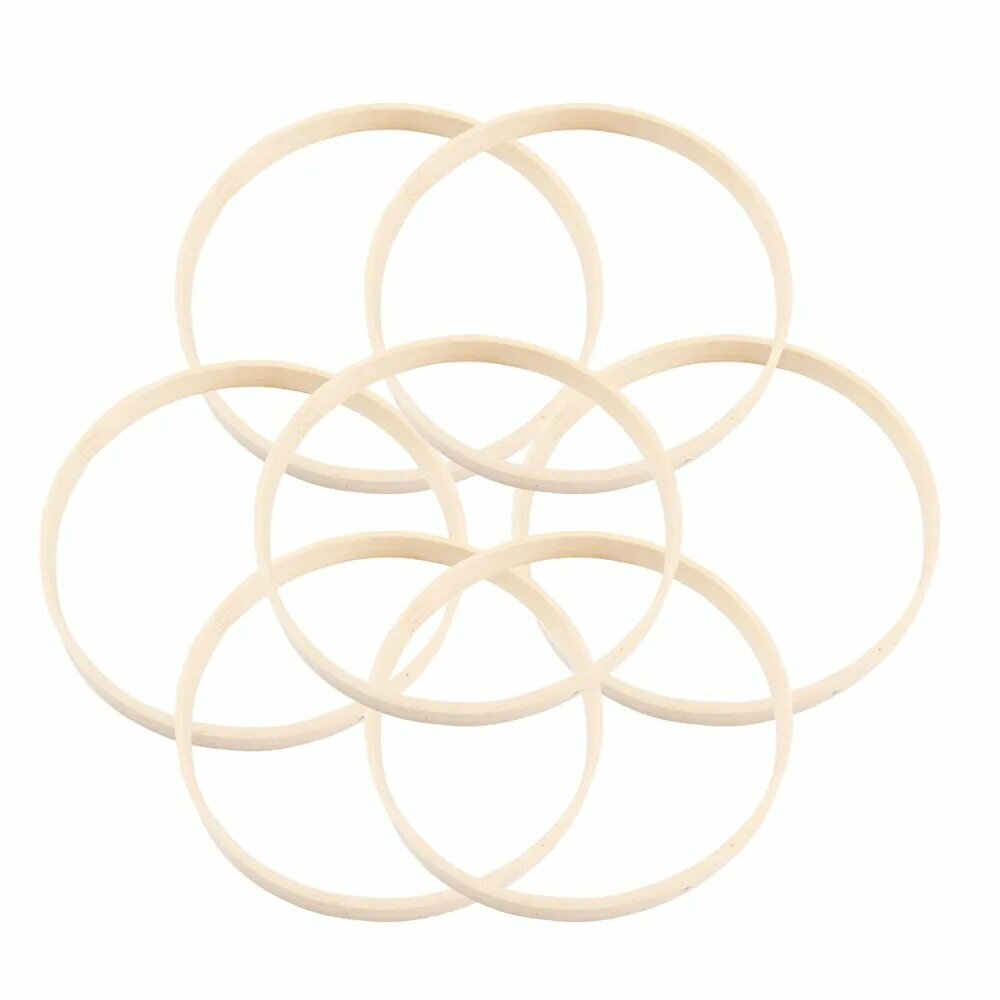 Кольца для ловца снов из бамбука диаметром 20 см в наборе 30 шт для создания декоративных изделий