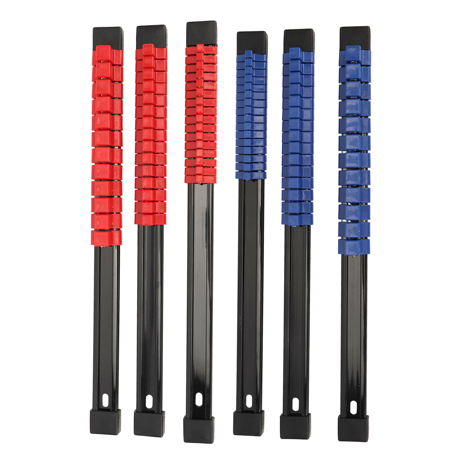 Socket Clip Rail Holder 1/2 3/8 1/4 Multipurpose Plastic Organizer for Tool Cabinet 6PCS