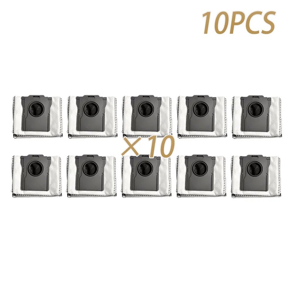Сумка для пылесоса Dreame D10 Plus Gen 2 X40 Ultra, запасные части, запасные расходные материалы, мешок для пыли с активированным углем, аксессуары, 10PCS