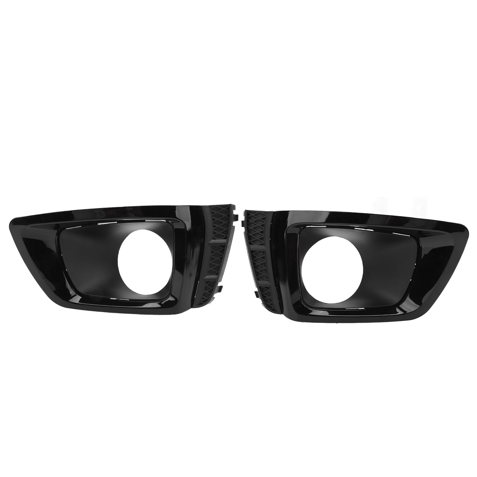 2 шт. накладки на противотуманные фары для Subaru Forester SJ Facelift 2014-2018, прочный ABS, черный, OEM 57731SG080, 57731SG090