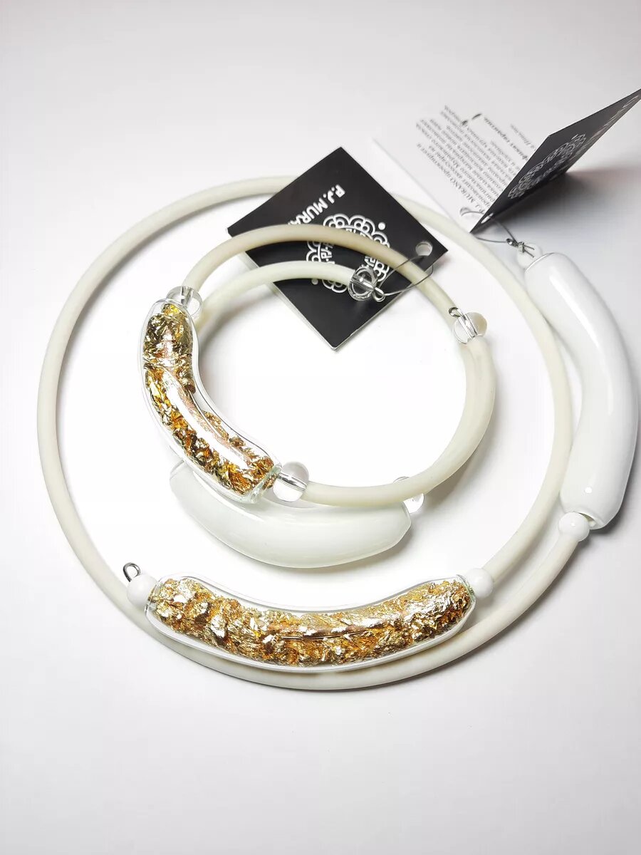 Браслет, муранское стекло, стекло