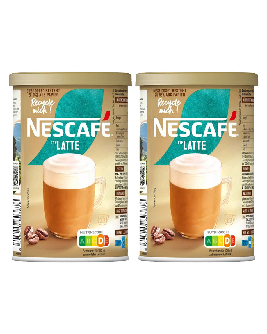 Кофейный напиток Nescafe Gold Latte, 2шт х 225г. Швейцария/ Нескафе Голд Латте