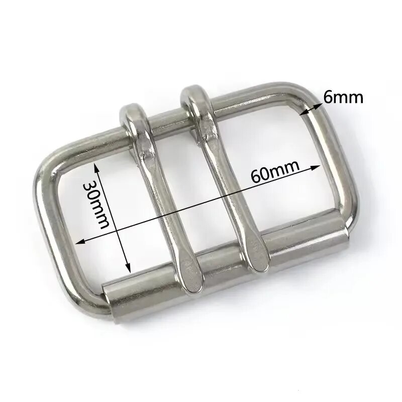 Пряжка для ремня из нержавеющей стали 60x30 мм