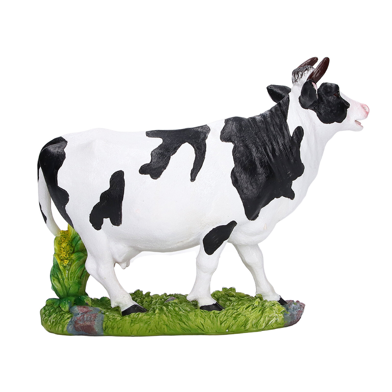 Фигурки животных, статуя, миниатюрные фигурки коров из смолы для украшения рабочего сада