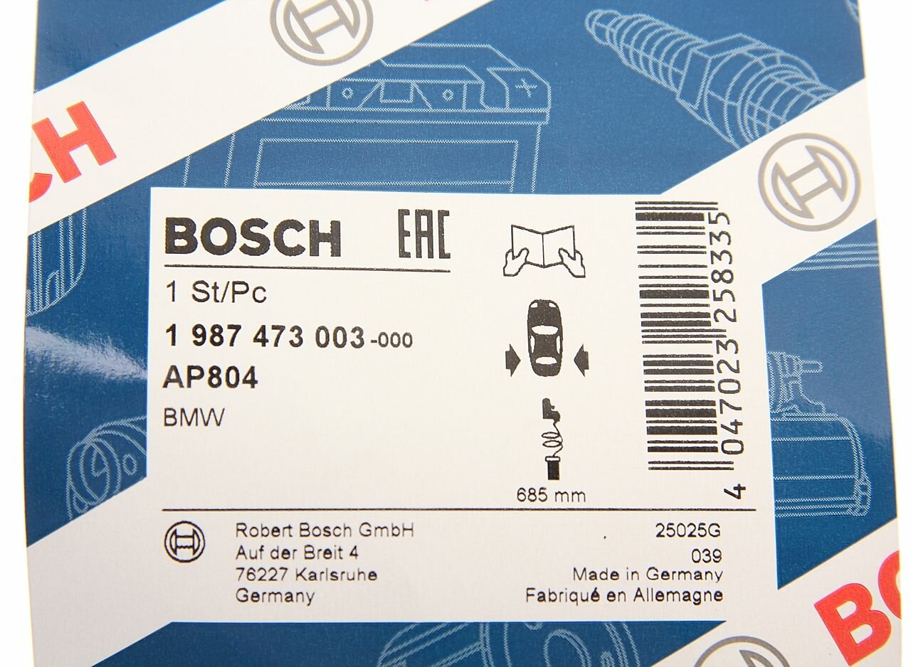 Датчик износа тормозных колодок, для БМВ 5, 6 арт 1987473003 BOSCH