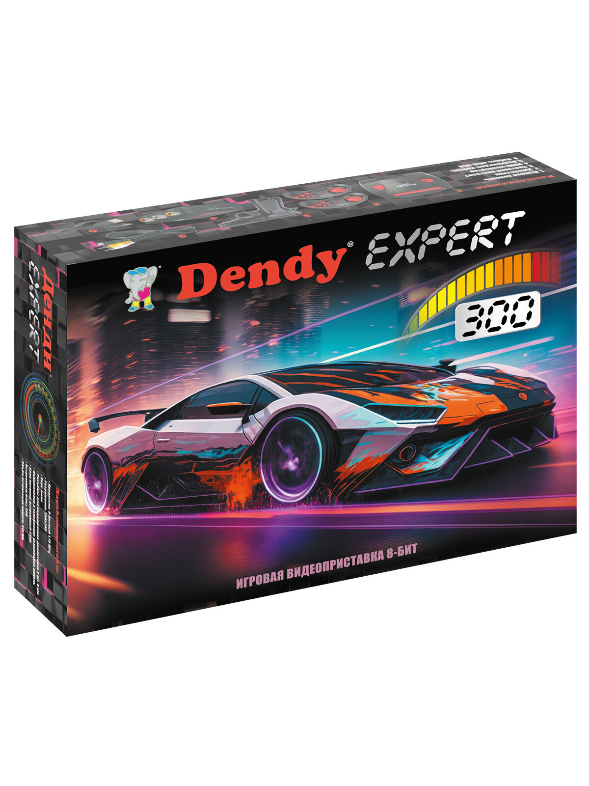 Игровая Приставка Dendy Expert 300 С Пистолетом + Конвертер (DME-8G-300) (Новая)
