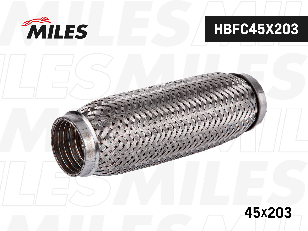 MILES Труба гофрированная (гофра) металлорукавом 45X203 HBFC45X203