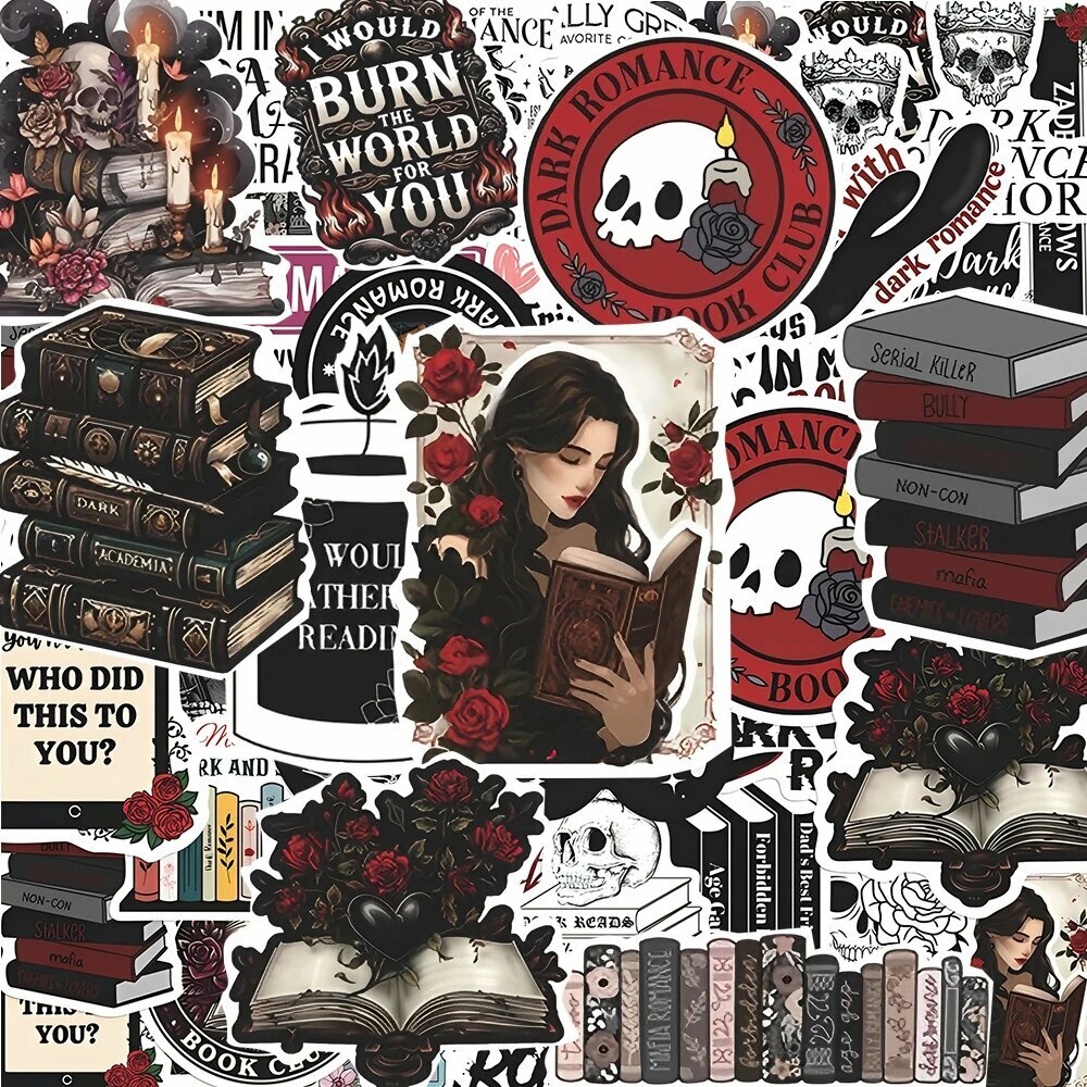 Наклейки Dark Romance, 10 шт.