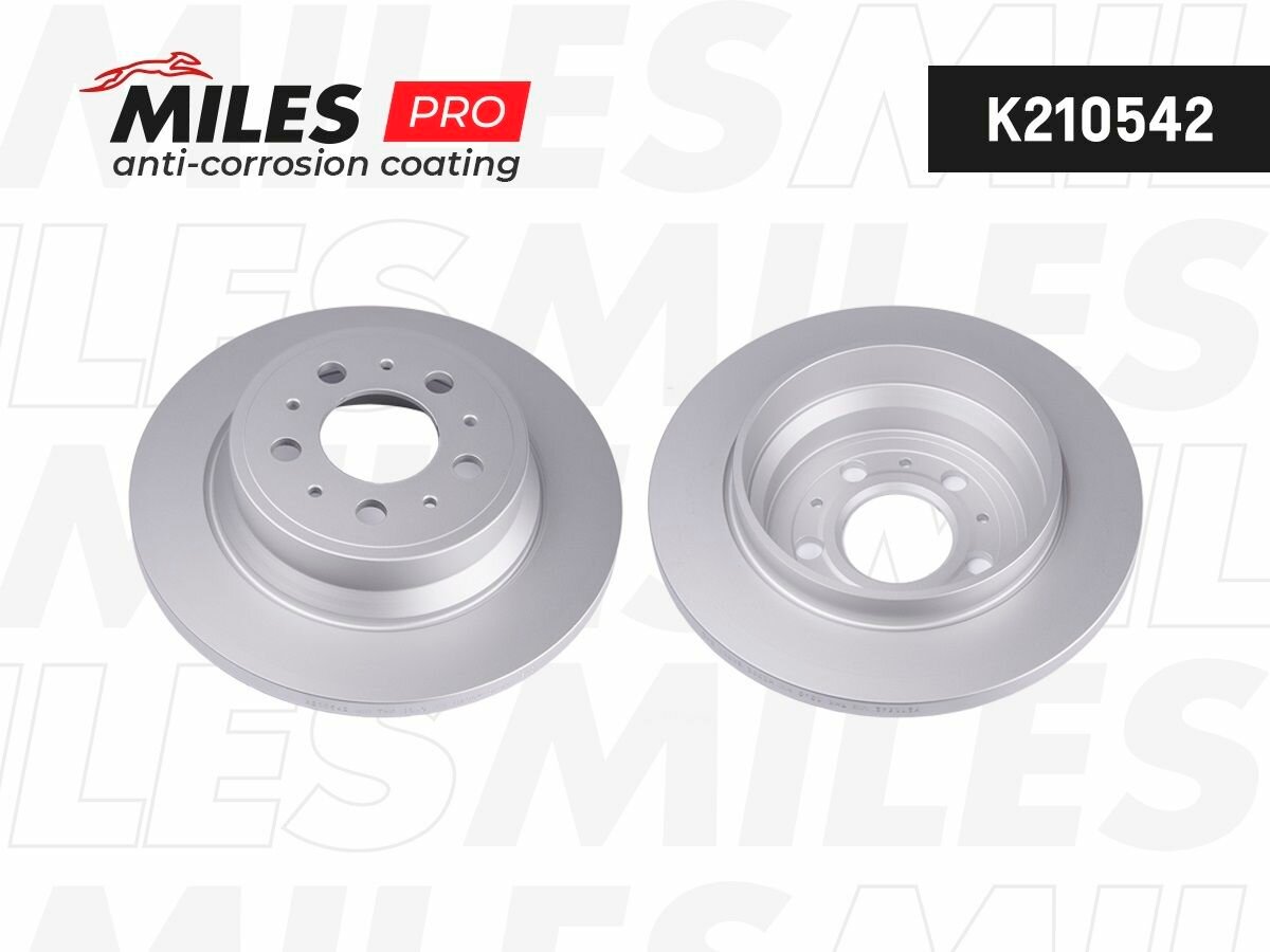 MILES Диск тормозной VOLVO S60 00-/ S80 98-06/ V70 97-/ XC70 00- задний