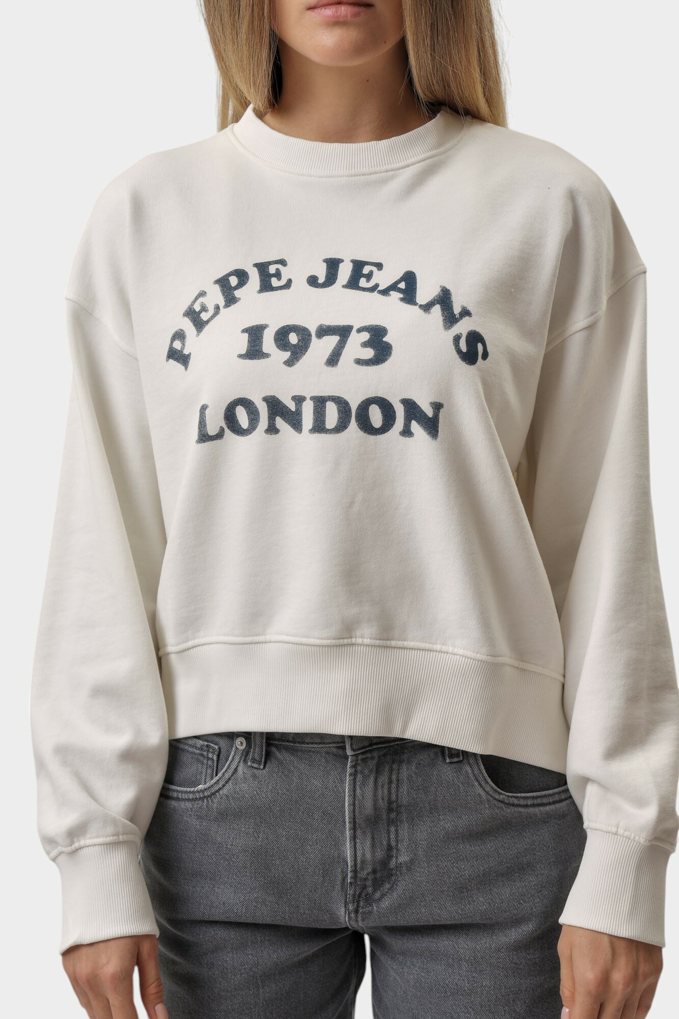 Свитшот Pepe Jeans, размер L, , белый — фото 1