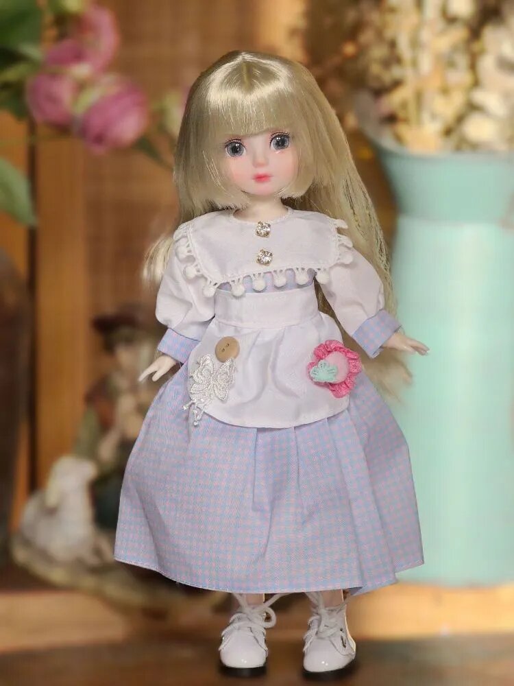 Укла Лори 30Cm, 6 часов Bhd полный набор, 20 суставов, макияж