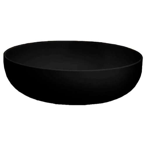 Раковина Artceram Jolie JOL001 17 00 накладная/для пьедестала, Ø50xh17 см, черный матовый