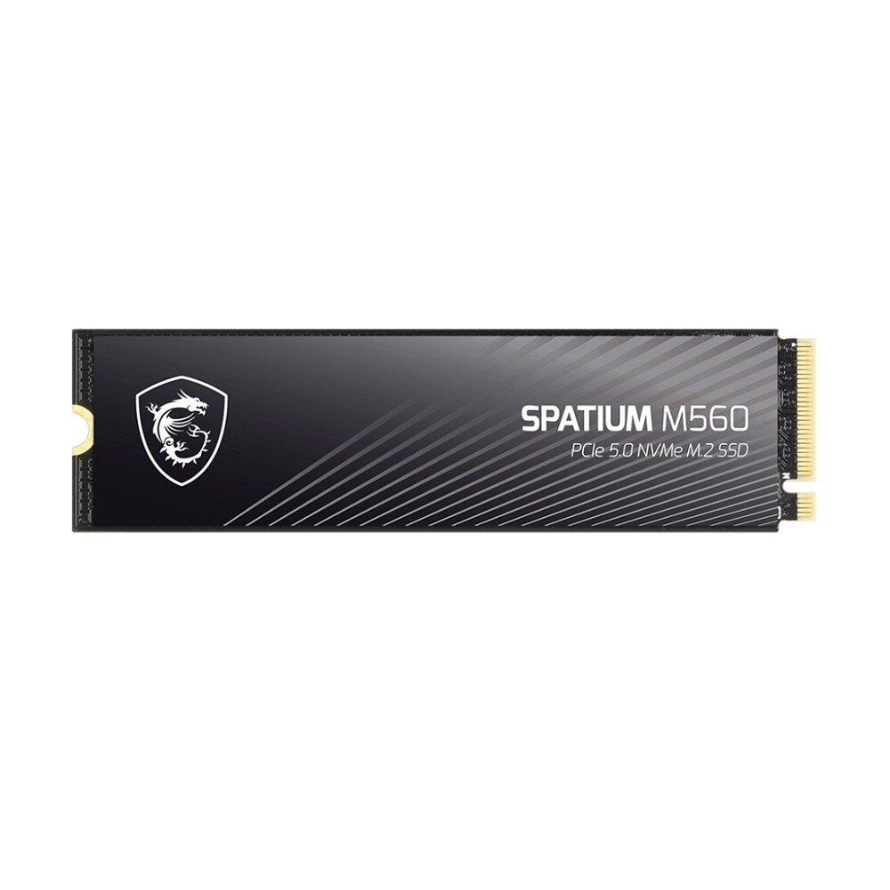 Носитель информации Твердотельный накопитель SSD MSI M.2 2280 1TB SPATIUM M560 Client SSD S78-440L0F0-P83, PCIe Gen5x4 with NVMe