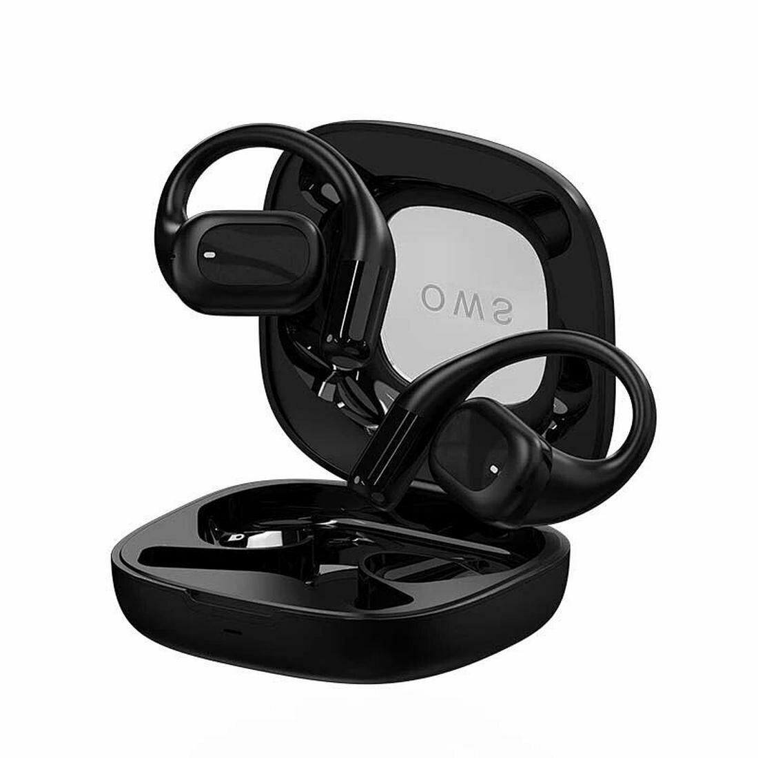 Наушники беспроводные с микрофоном WiWU OpenBuds O100 USB Type-C, черный