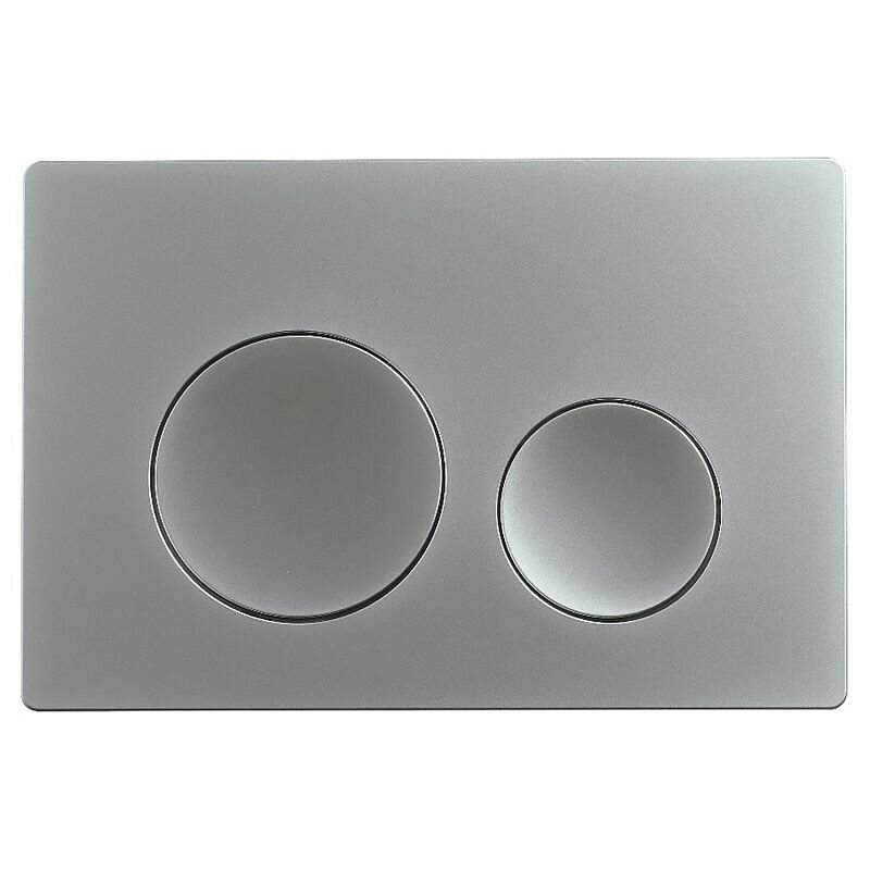 Клавиша смыва AZARIO NEW двойная, круглые кнопки, пластик, хром матовый (AZ-003.06)