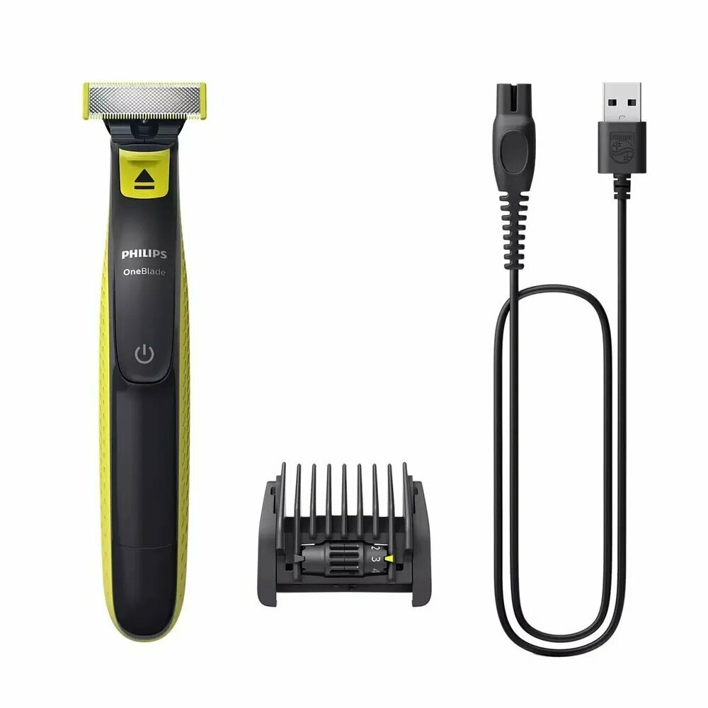 Philips Триммер для бороды и усов OneBlade QP2724/20, кол-во насадок 1