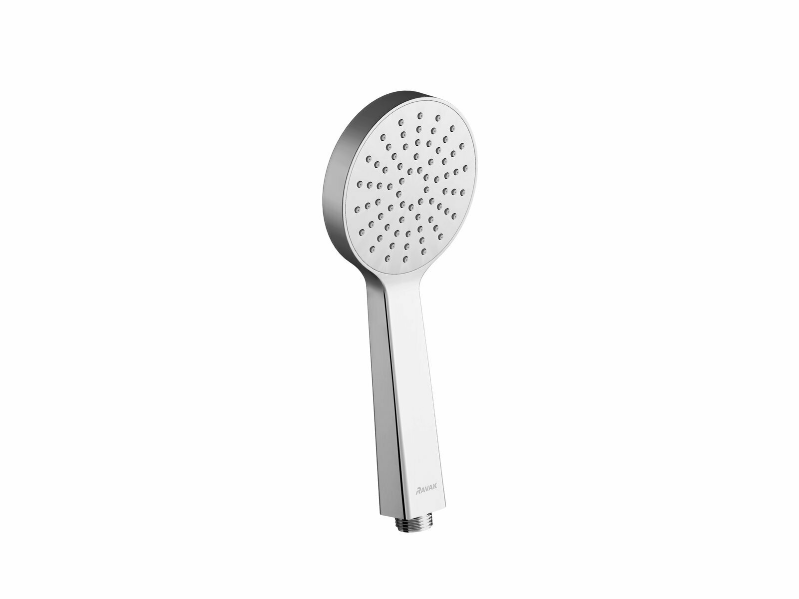Душевая лейка RAVAK Flat 100, хром, ручная, 1 режим, антиизвестковое покрытие