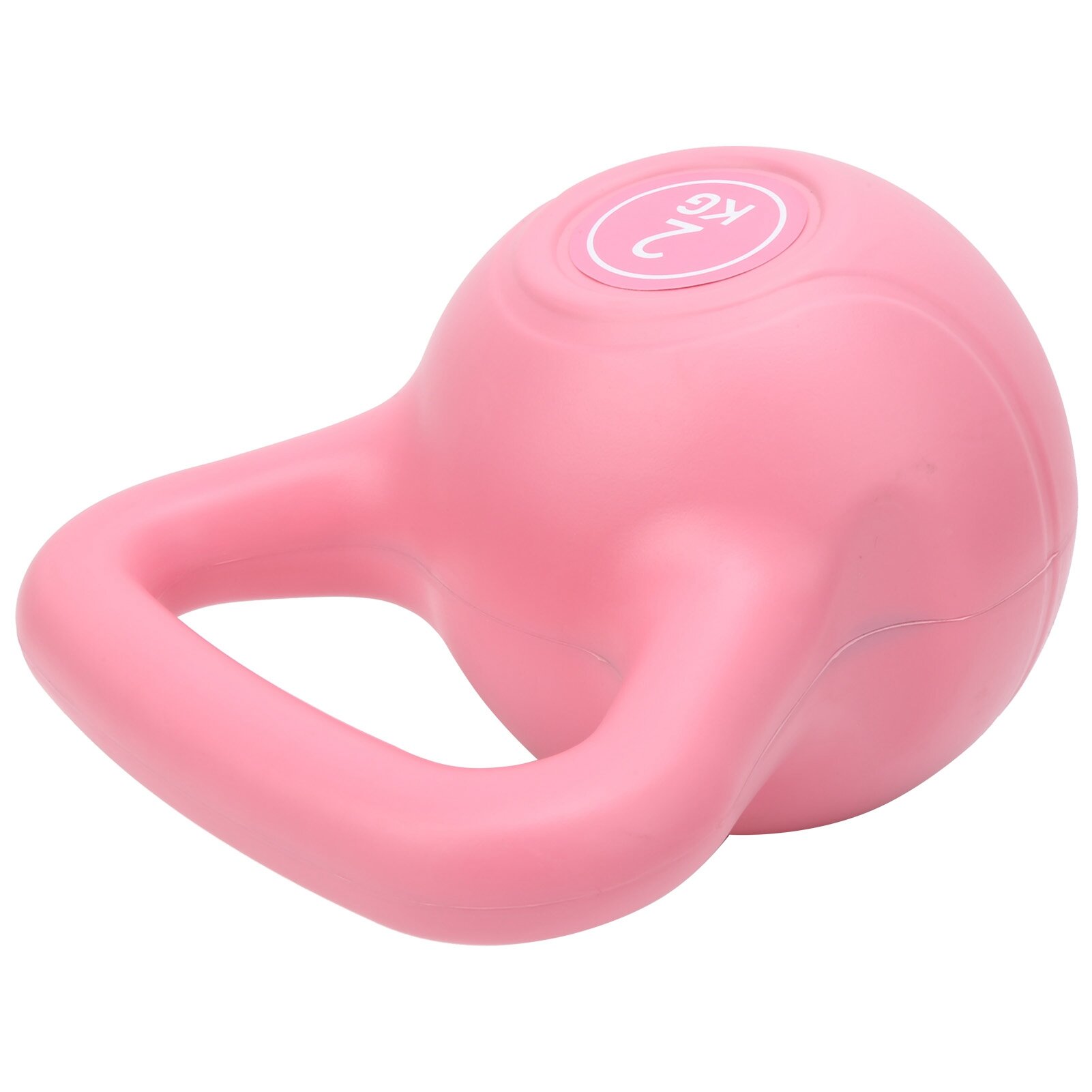 Гиря для фитнеса, 2 кг, тренировочный чайник для подъема рук, гантель с широкой ручкой