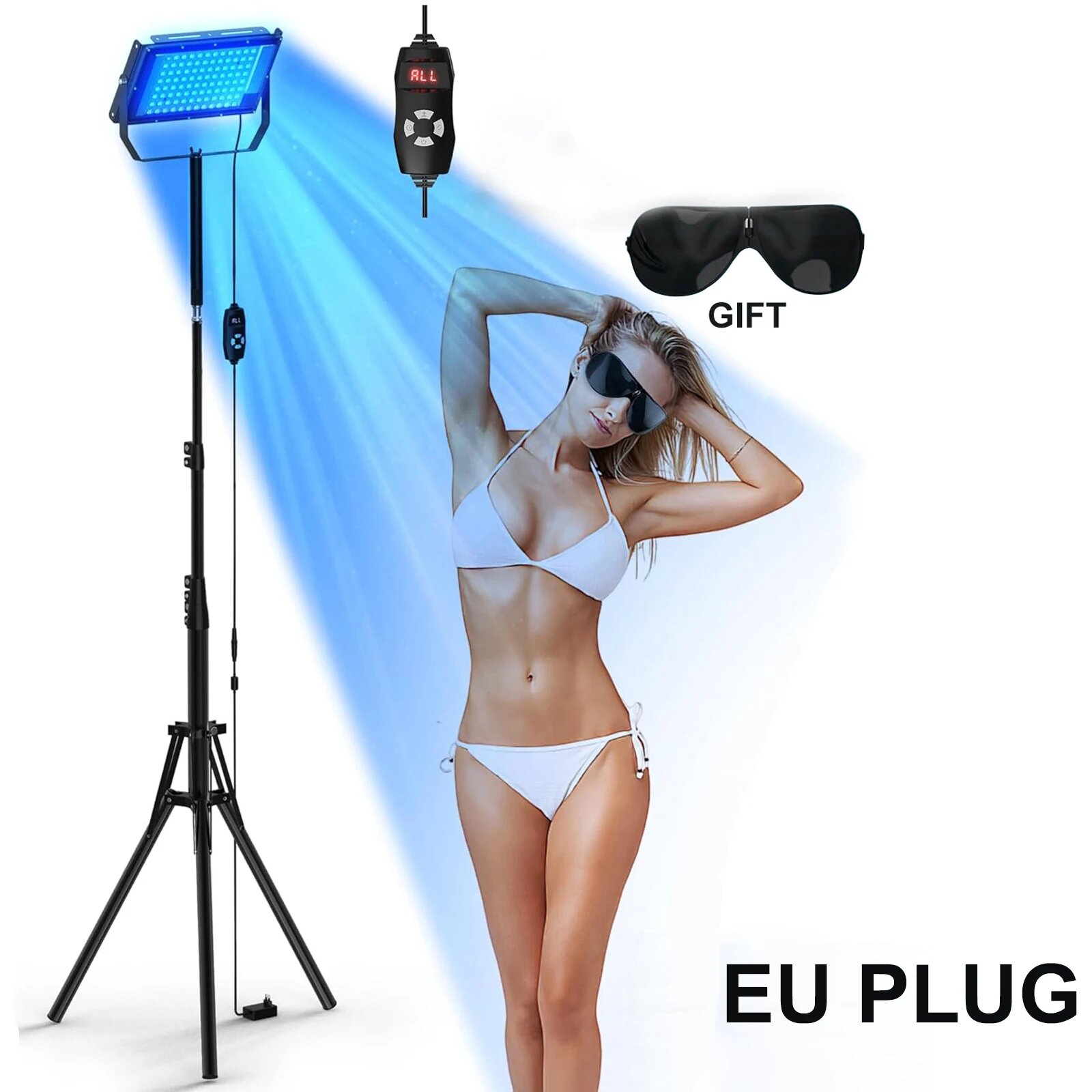 Vilnason Ультрафиолетовая лампа для загара 50 Вт, EU plug