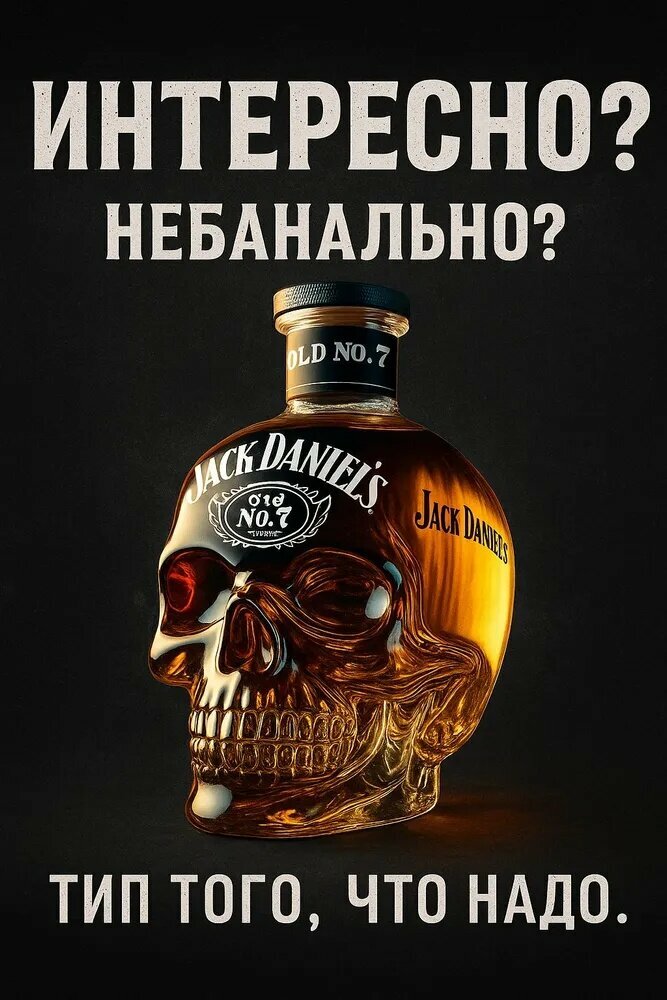 Бутылка для вина в форме черепа, оригинальный подарок и декор