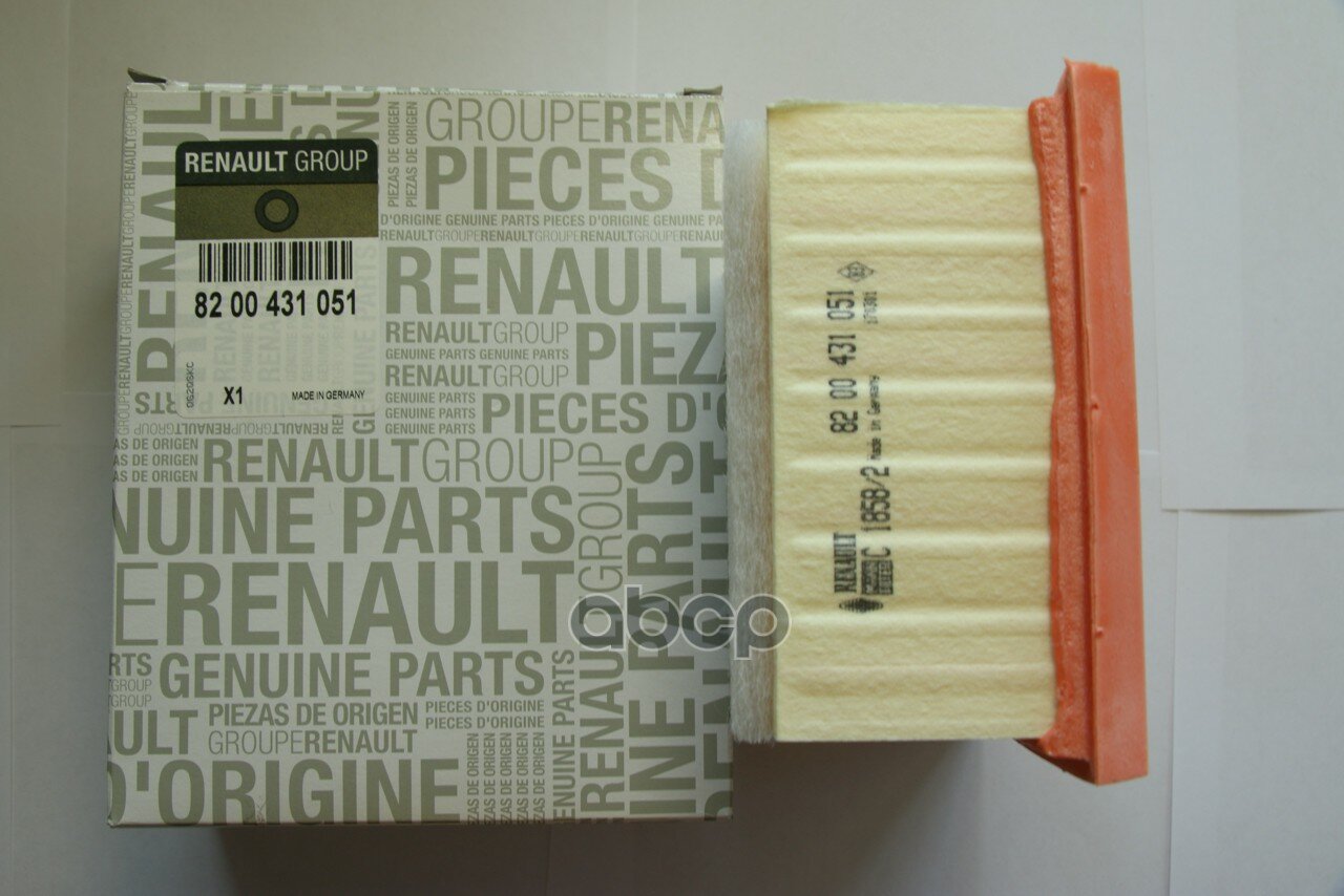 Фильтр воздушный DUSTER 10-/ALMERA 12- RENAULT арт. 8200431051