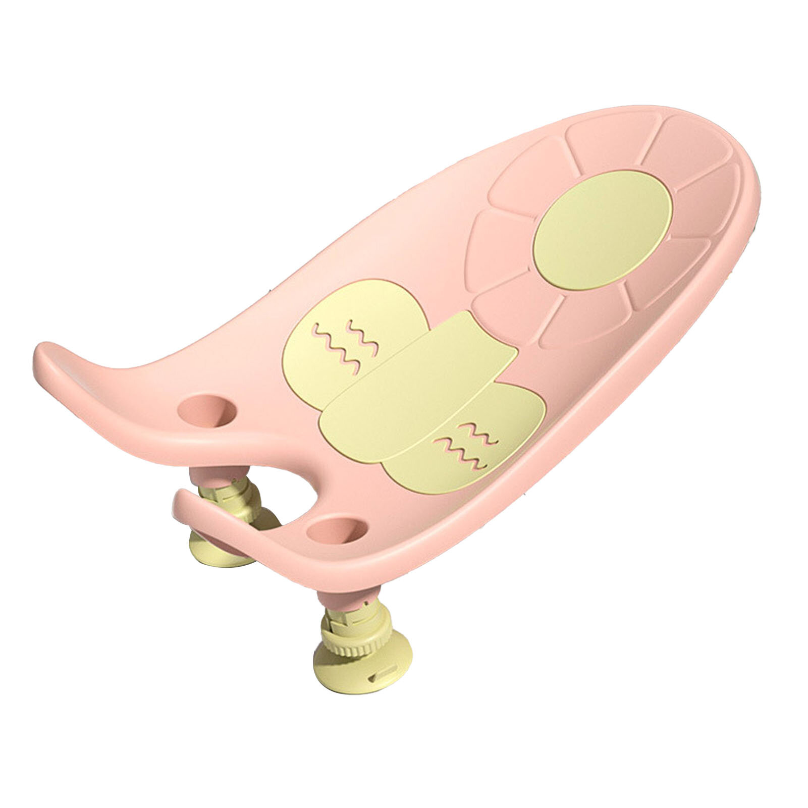 Детская ванночка многофункциональная из ПП и ТЭП, регулируемая подставка для подмывания ребенка, антискользящая, розовая